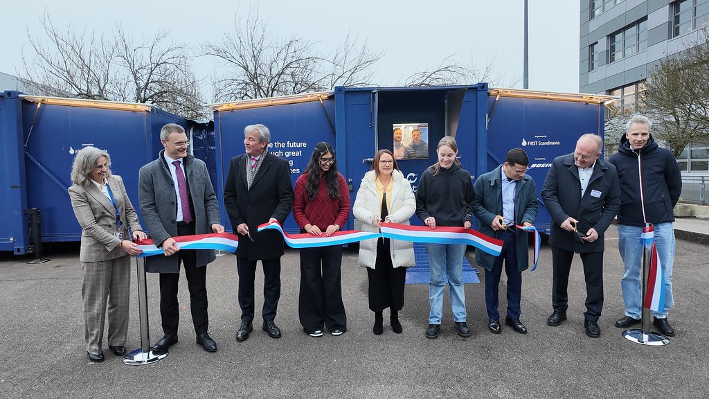 Boeing, First Scandinavia open Luxembourg's first Mobile Newton Room